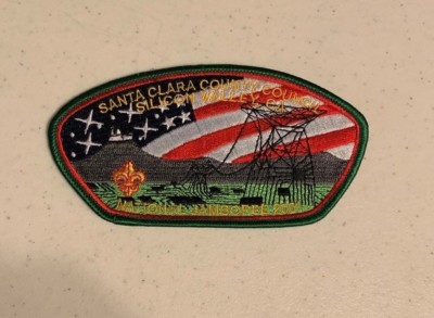 BSA Santa Clara County Council 2001 National Jamboree JSP, green border ...