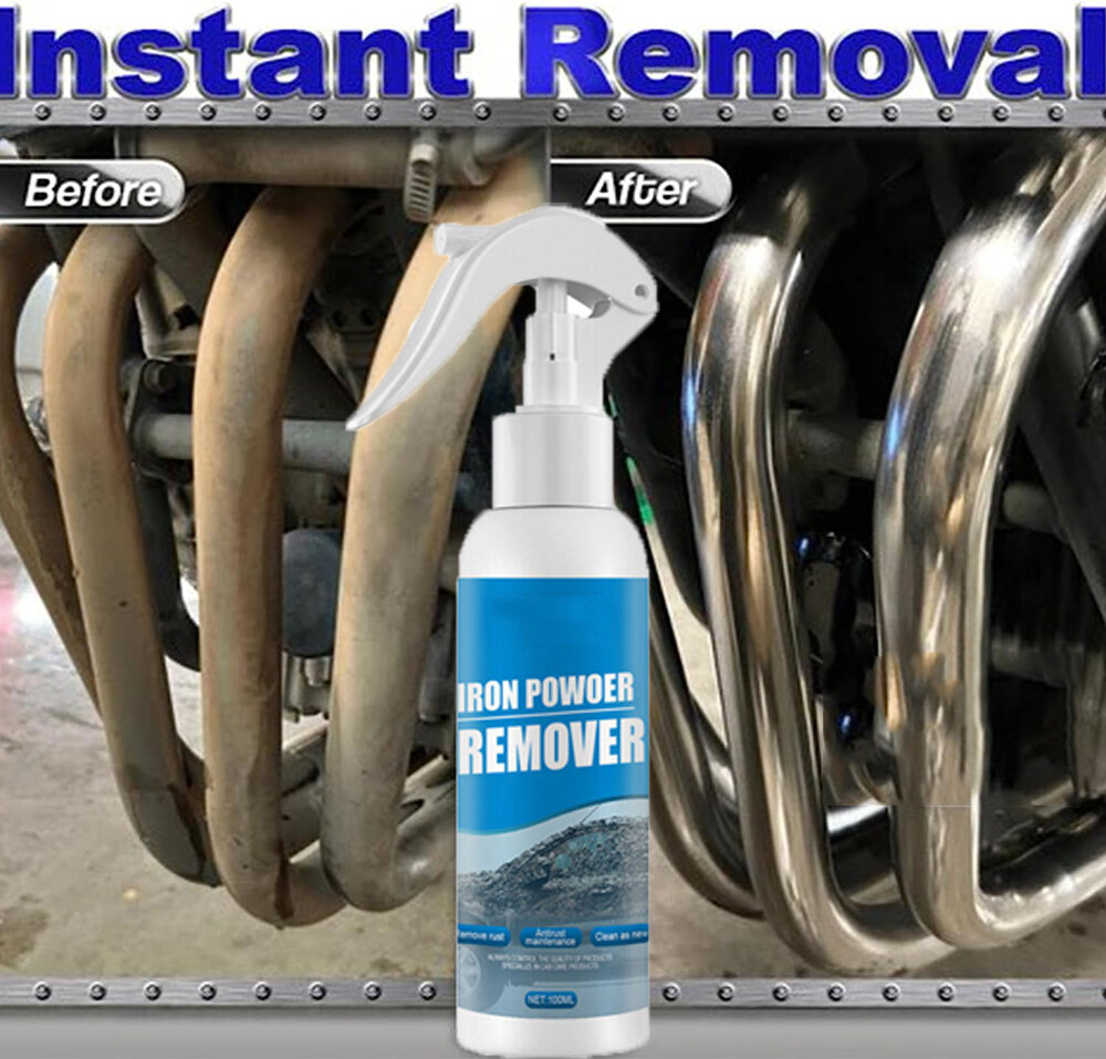 2Pcs Car Rust Removal Spray Car Iron Remover Spray Inhibitor ...