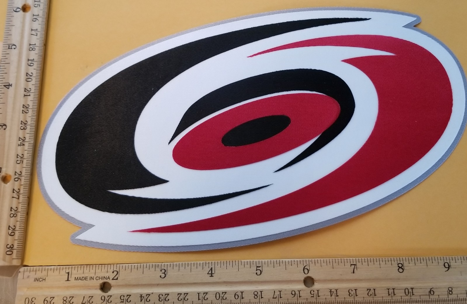 HUGE CAROLINA HURRICANES IRON-ON PATCH - 6" X 9" | eBay