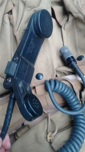 Military Combat Handset H250/U MIC Hand Microphone For PRC 152A 148 117 ...