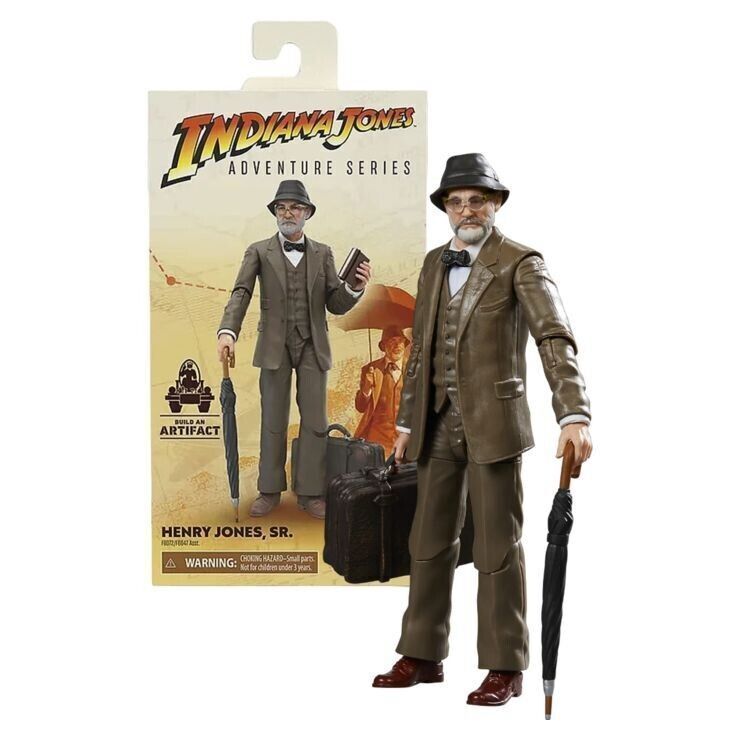 Hasbro Indiana Jones Adventure Series - Henry Jones, Sr. Action Figure ...