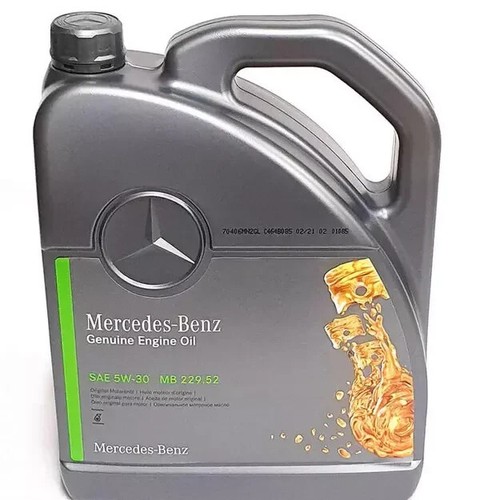 10L Genuine Sealed Mercedes Benz 5W30 Low Ash Engine Oil 229.52 Fully ...