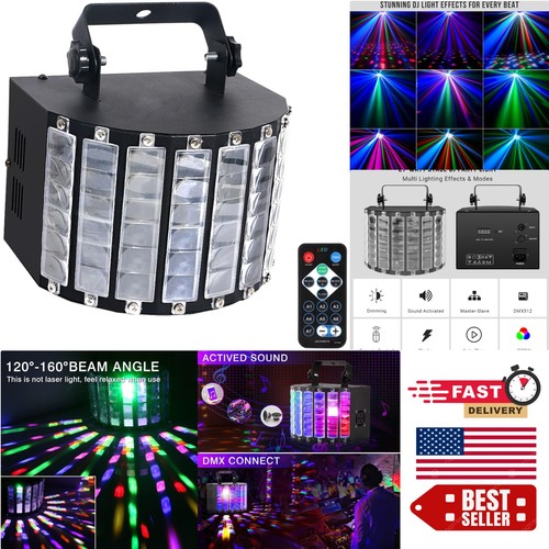 27W Portable Derby DJ Disco Light - Remote Control & Sound Activated ...