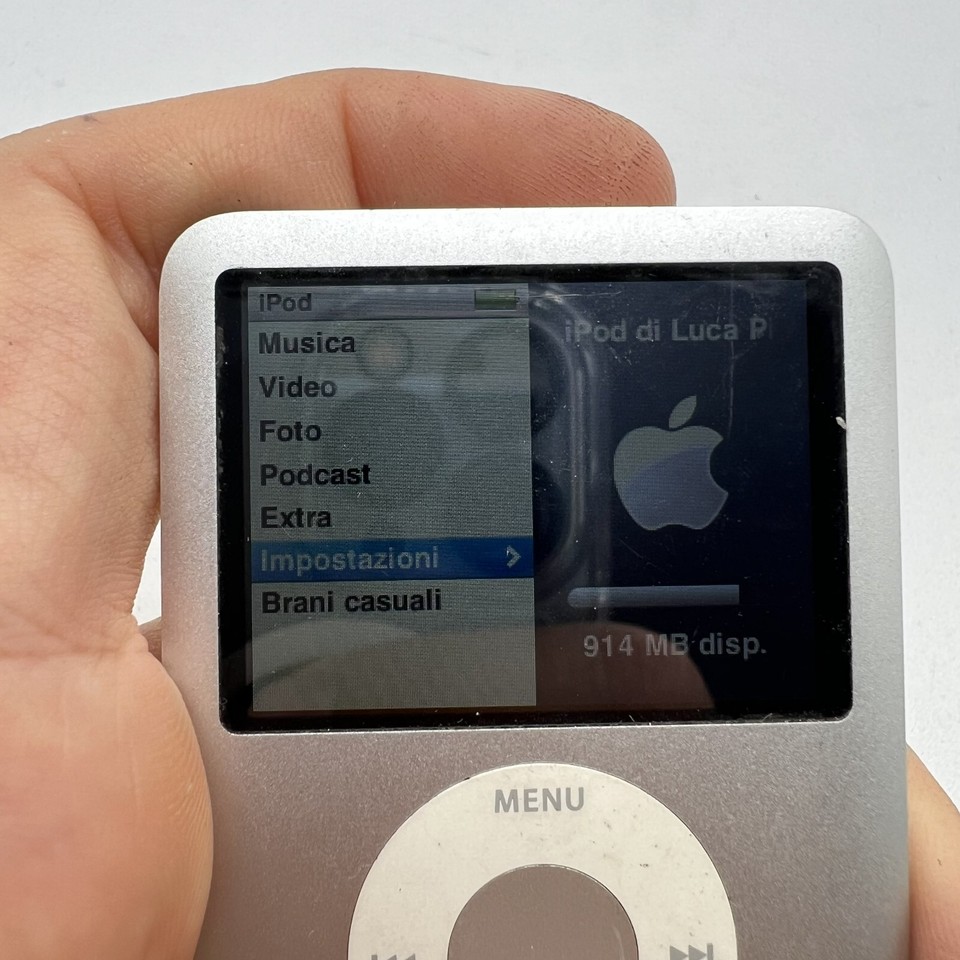 Apple Ipod Nano 3rd Generation 4GB A1236 Gray Used Mp3 Player | eBay UK