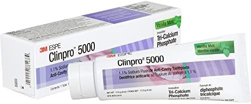 3M Clinpro 5000 Anti-Cavity Toothpaste (1.1% Sodium Fluoride ...