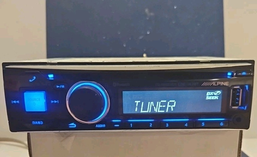 Alpine CDE-143BT CD player radio stereo USB AUX Bluetooth receiver 🌟 ...