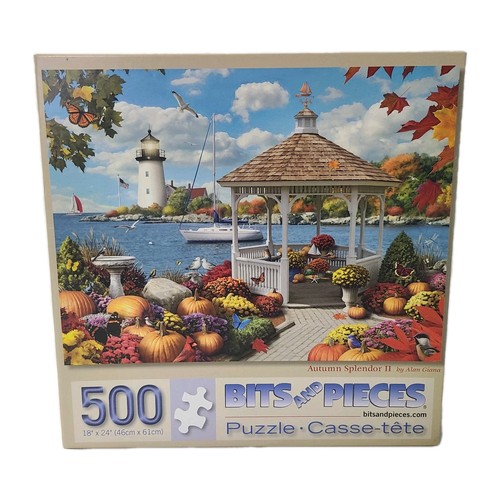 Bits and Pieces Autumn Splendor II 500 Pc Puzzle 100% Complete Alan ...