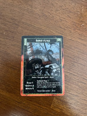 BANE FLIES : RAGE Las Vegas CCG HOLO FOIL card, ULTRA-RARE werewolf TCG ...