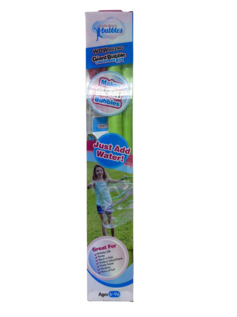 South Beach Bubbles WOWmazing Giant Bubble Making Kit for sale online ...