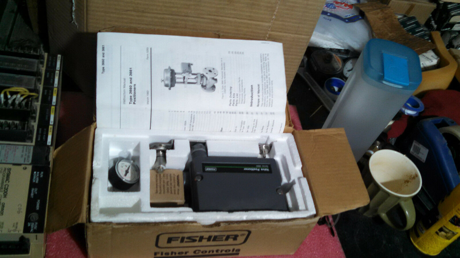 Fisher 3660 Pneumatic Positioner 3-15 psi Controller Transducer ...