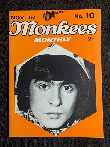 1967 MONKEES MONTHLY Magazine #10 FN+ 6.5 Davy Jones Cover | eBay
