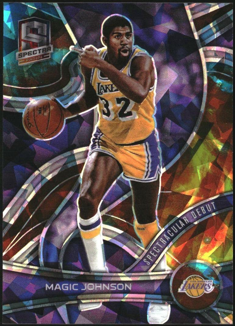 2021-22 Panini Spectra - Spectracular Debut Magic Johnson #157 Astral ...