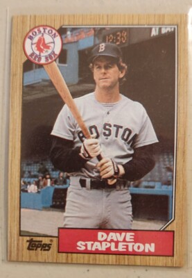 Dave Stapleton #507 - 1987 Topps (Baseball) - Boston Red Sox | eBay