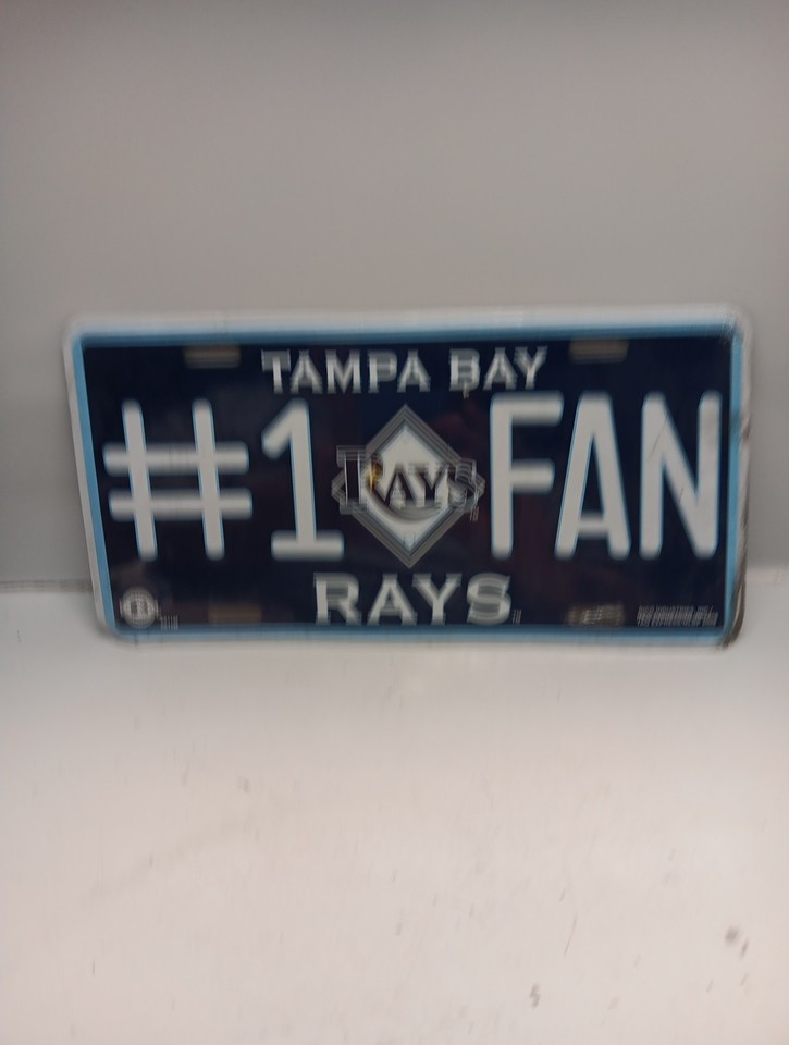 New Sealed tampa bay rays Booster license plate | eBay