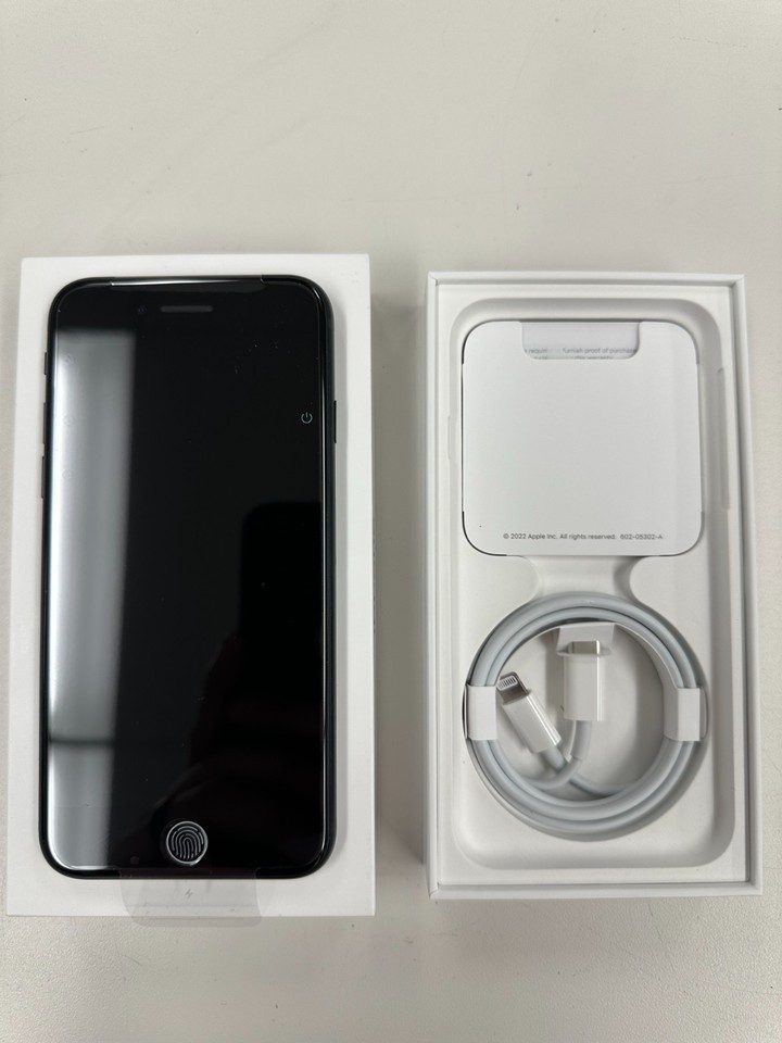 Apple iPhone SE 64 GB - Midnight (Unlocked) Open box | eBay