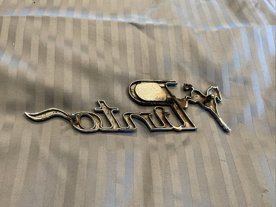 Vintage PINTO Metal Car Emblem Logo Ford Early 70's Nameplate Badge | eBay