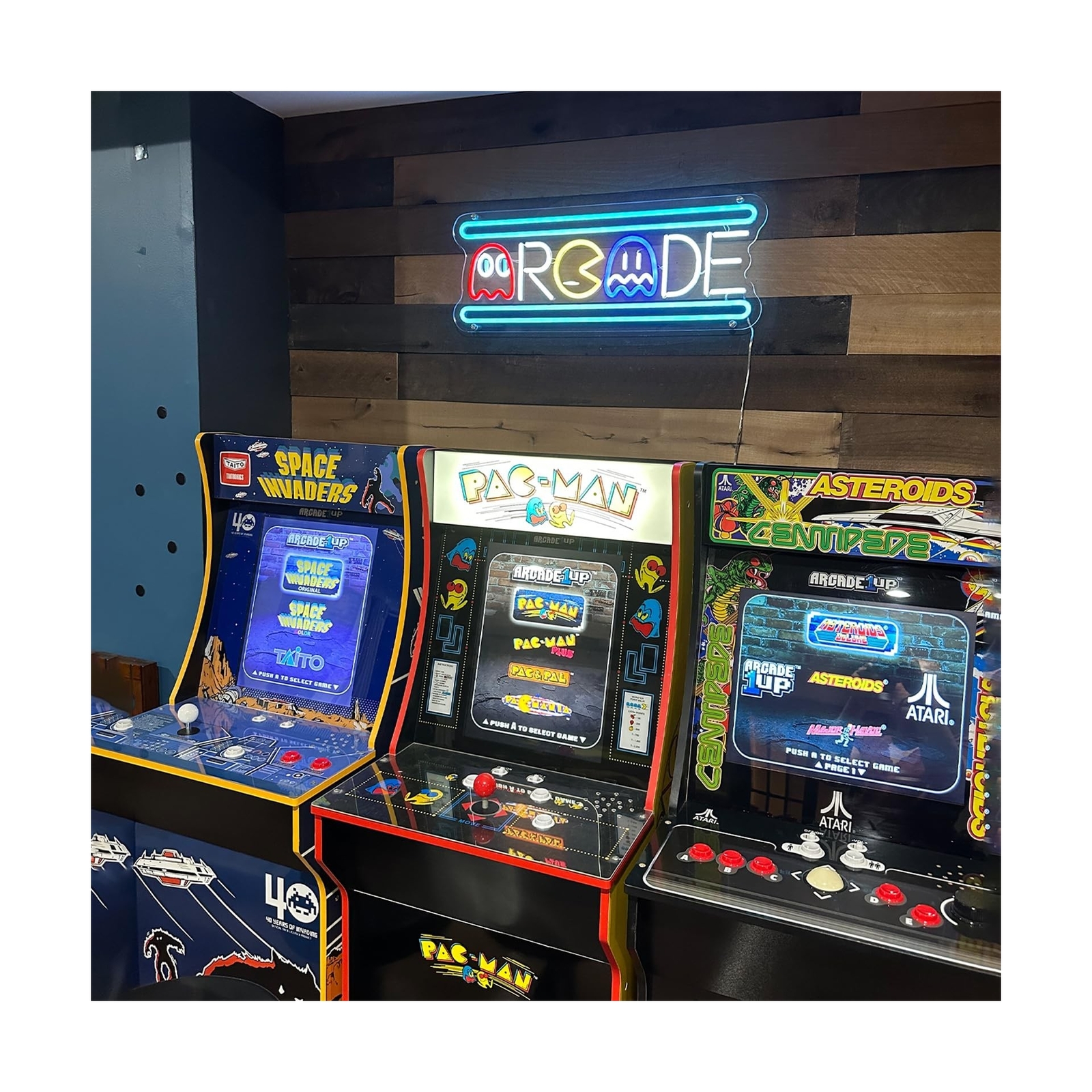 Large Arcade Neon Sign, Retro Game Ghost Arcade LED Neon Light Sign ...