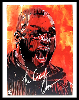 WWE OMOS HAND SIGNED AUTOGRAPHED SCHAMBERGER 11X14 PHOTO WITH PROOF AND ...