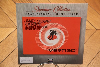 Vertigo 1958 Laserdisc LD NTSC Thriller Signature Collection Hitchcock ...