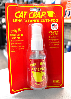 EK USA Cat Crap Spray-On Anti-Fog Face Shield Lens Cleaner - .5 oz ...