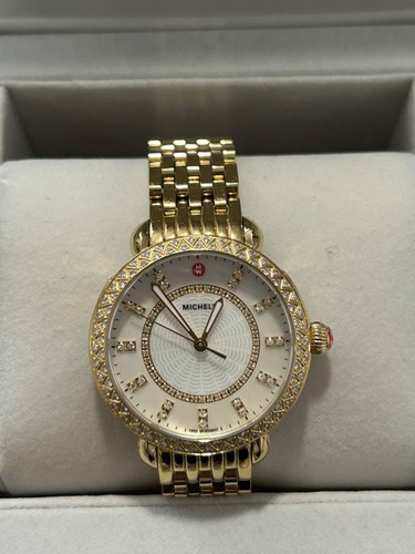 michele gold diamond watch women | eBay