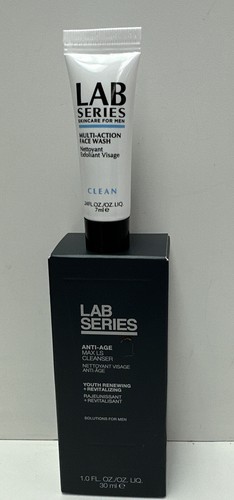 Lab Series for Men~Anti-Age~Max LS Daily Cleanser~1.0 fl oz / 30ml each ...
