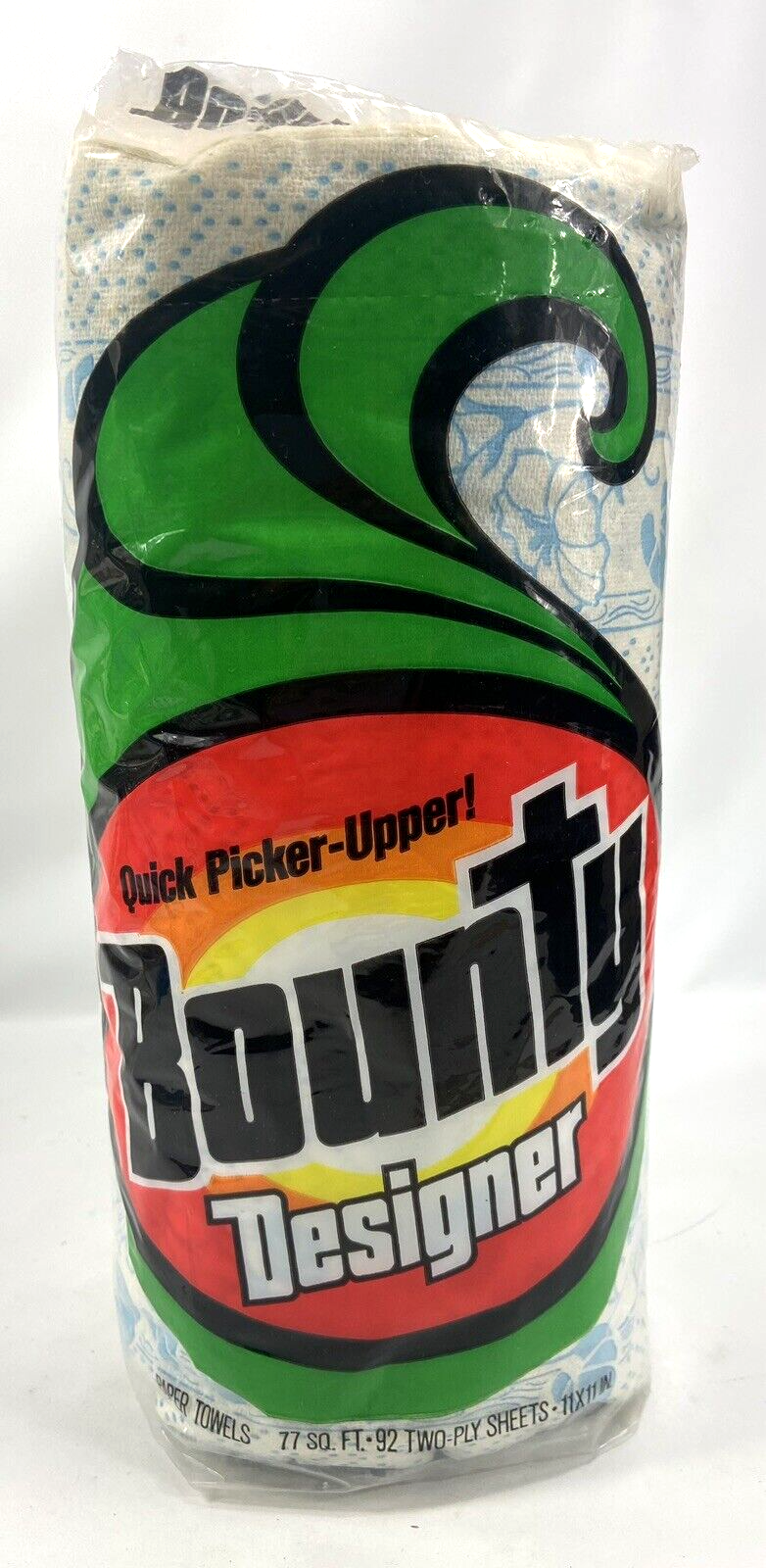 Vintage BOUNTY DESIGNER Jumbo Paper Towel Roll Movie Prop NOS RARE HTF ...