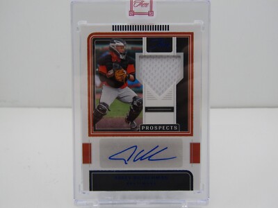 ADLEY RUTSCHMAN 2022 THREE & TWO PROSPECT ENCASED PATCH AUTOGRAPH AUTO ...