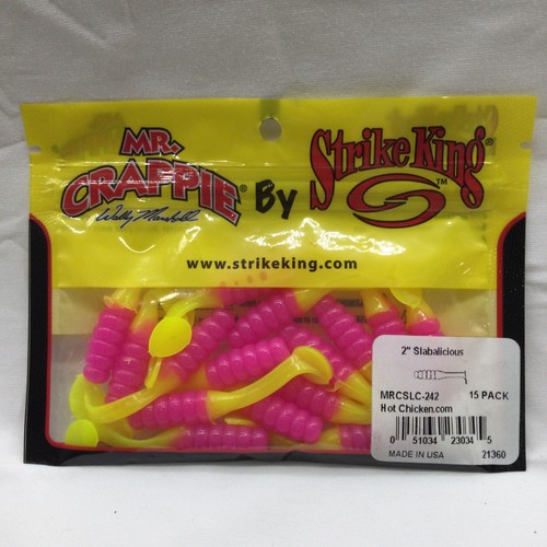 Strike King Mr. Crappie Slabalicious Bait Hot Chicken for sale online ...