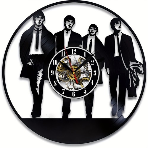The Beatles Vinyl Wall Clock - Retro Decor - Unique Home Accent ...