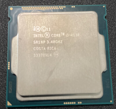 Intel Core i3-4130 Processor @ 3.40GHz 3MB Cache Dual SR1NP Socket ...
