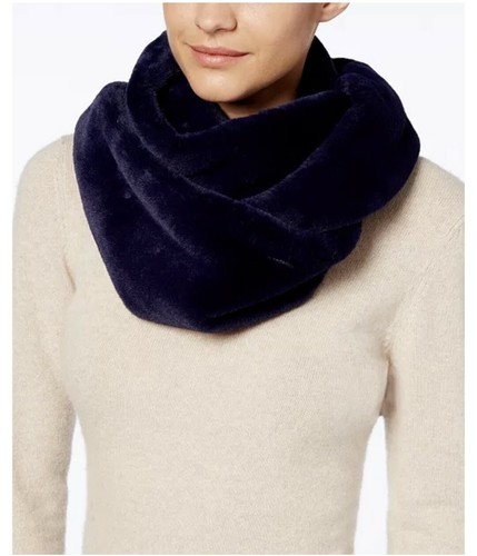 NWOT Divided H&M Black Faux Fur Soft Plush Infinity Loop Scarf Cowl | eBay