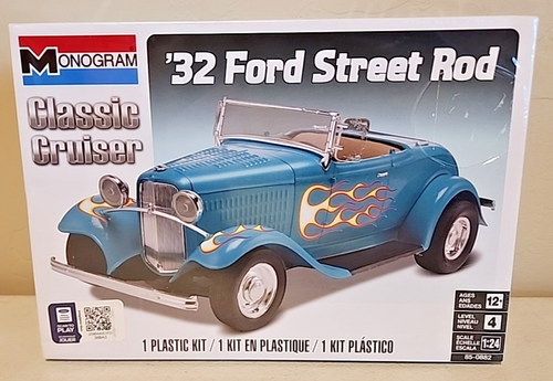 Monogram ‘32 Ford Street Rod Kit # 85-0882 Factory Sealed 1:24 Scale ...