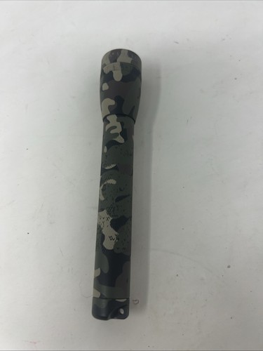 Vintage Green Camo MAGLITE 2-AA Cell Mini Flashlight * USA Made ...