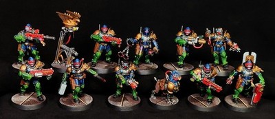 Kill Team: Exaction Squad Adeptus Arbites painted Warhammer 40k Judge ...