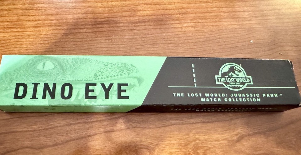 DINO EYE WATCH Lost World Jurassic Park 1997 Burger King Exclusive NEW ...