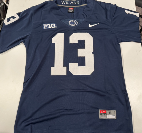 Penn State Nitty Lions Kaytron Allen Football Jersey Blue Stitched | eBay