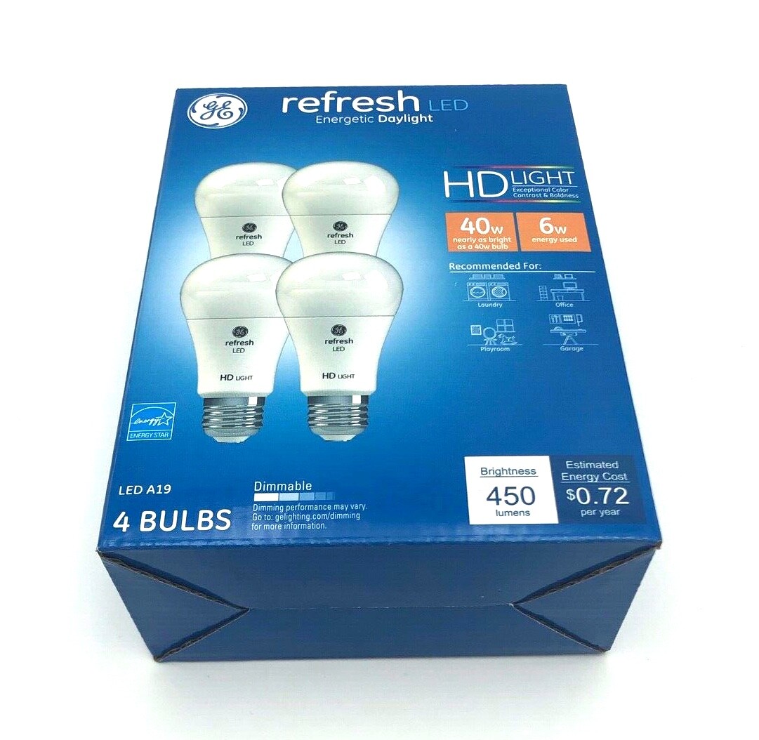 GE 42976 Refresh HD LED Bulbs 6 Watt for sale online | eBay