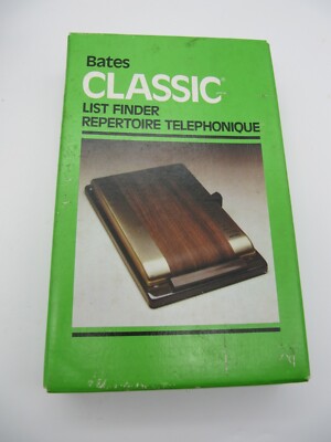 Rolodex & Business Card Files - Bates List Finder