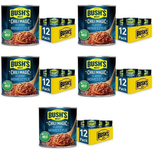 BUSH'S BEST Canned Magic Chili Beans Starter Traditional Recipe, PACK ...