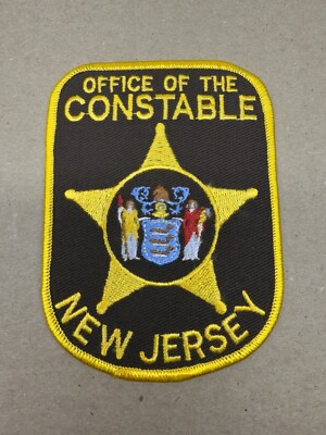 New Jersey State Constable Patch NJ NJSP Police Sheriff PA NY County | eBay