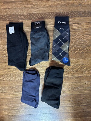 New 10 Pair MENS ASSORTED DRESS SOCKS DOCKERS SIZE 6-12 LOT BN | eBay