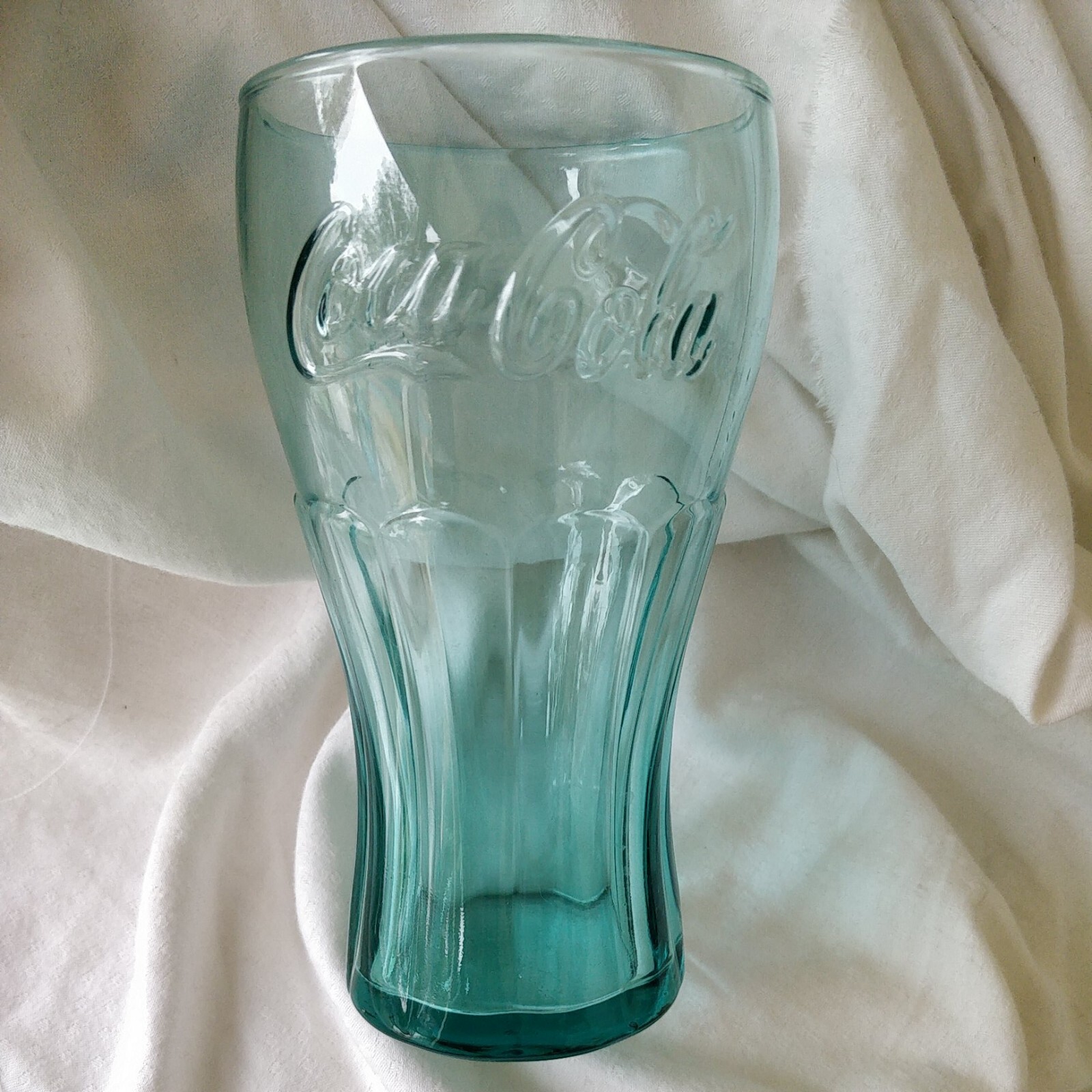 USA Vintage Libbey Clear Green Coca Cola Coke Glass Drink Tumbler Cup ...