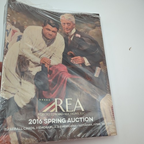 Robert Edward Auctions REA Baseball Card Sports Memorabilia Book 2016 ...