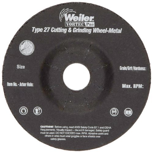 WEILER 804-56428 5 X 1/8 WOLV TY27 CUT WHL A24T 7/8 AH | eBay