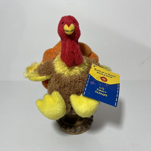Build a Bear Lil Furry Friends Mini Turkey Plush 6" Stuffed Animal Toy ...