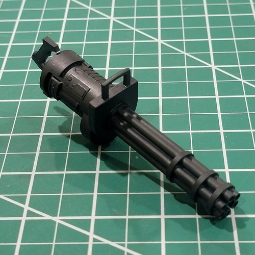 Custom Sci-fi Minigun resin 1/10 scale McFarlane Legends Classified ...