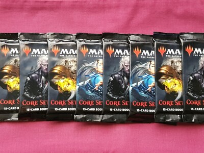 Magic The Gathering 8x 2020 CORE SET M20 New Sealed Booster Packs MTG ...