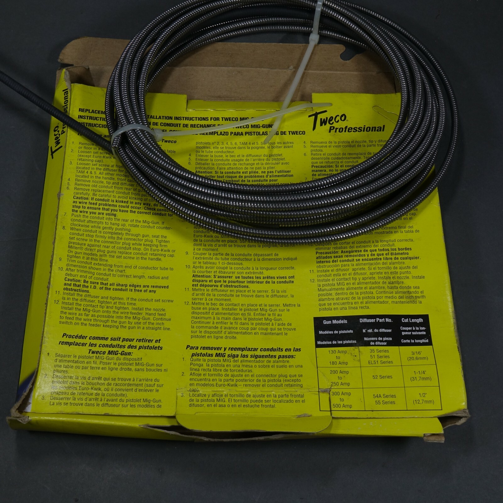 TWECO 45-3545-25 MIG-GUN OPTIMUM WIRE CONDUIT for sale online | eBay