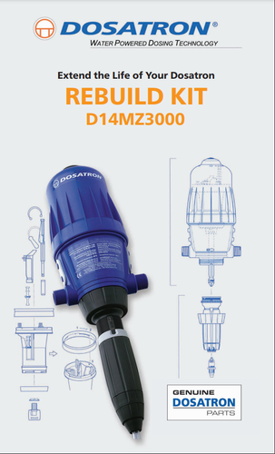 Dosatron Major Maintenance kit D14MZ3000 (D8RE3000) (Every 3-5 years ...
